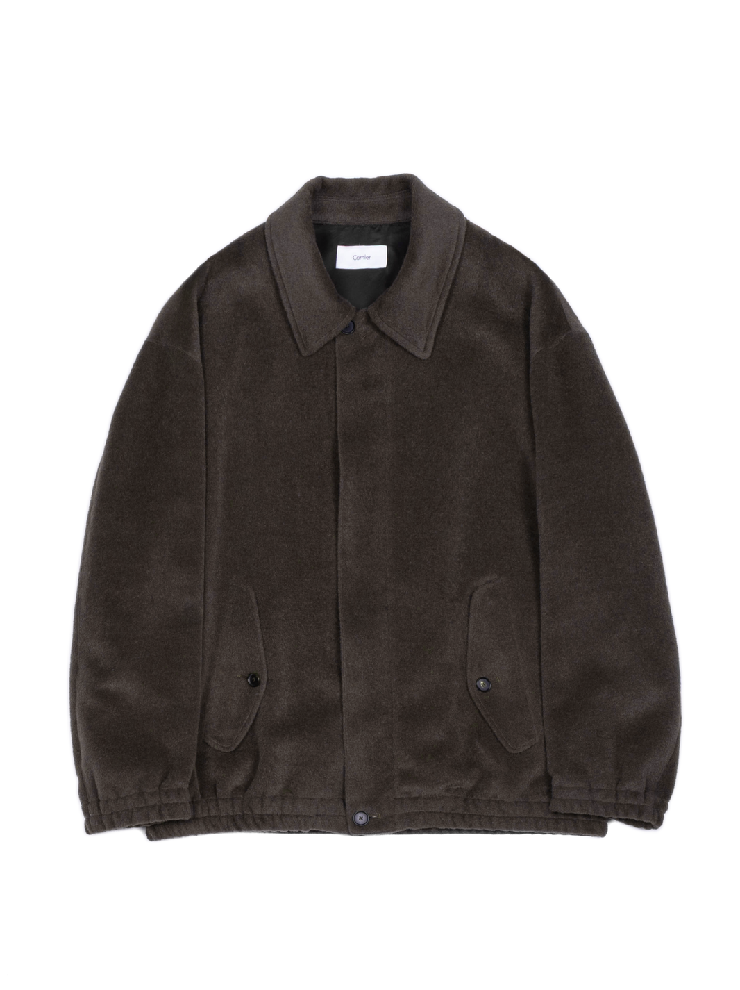 SURI ALPACA/WOOL/SILK BEAVER BLOUSON｜BROWN